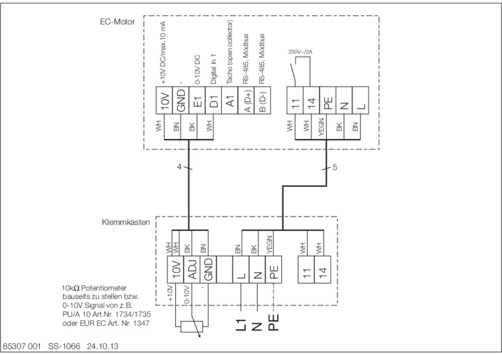 Helios SILENTBOX SB EC 355 mit EC-Motor, 220-277V, stufenlos steuerbar ...