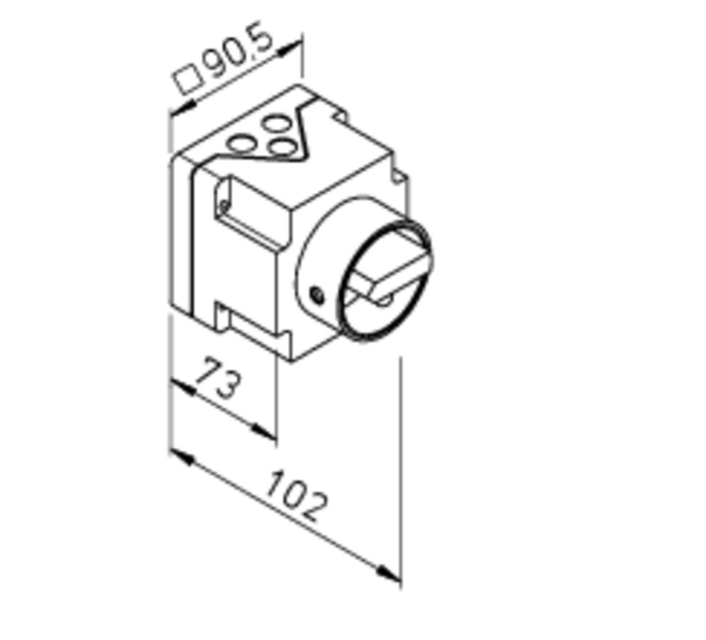 Helios RS 3+1 7,5, Revisionsschalter, 3-polig 7,5 kW AC-23B, 400V, 3 ...
